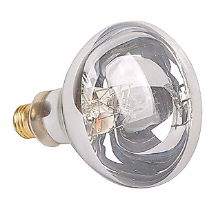 LUCKY HERP Reptile UVA UVB Mercury Vapor Bulb Lamp,Screw Thread,160 Watt (Clear)