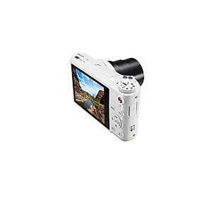 Samsung WB250F 14.2MP CMOS Smart WiFi Digital Camera with 18x Optical Zoom, 3.0" Touch Screen LCD and 1080p HD Video (White) (OLD MODEL)