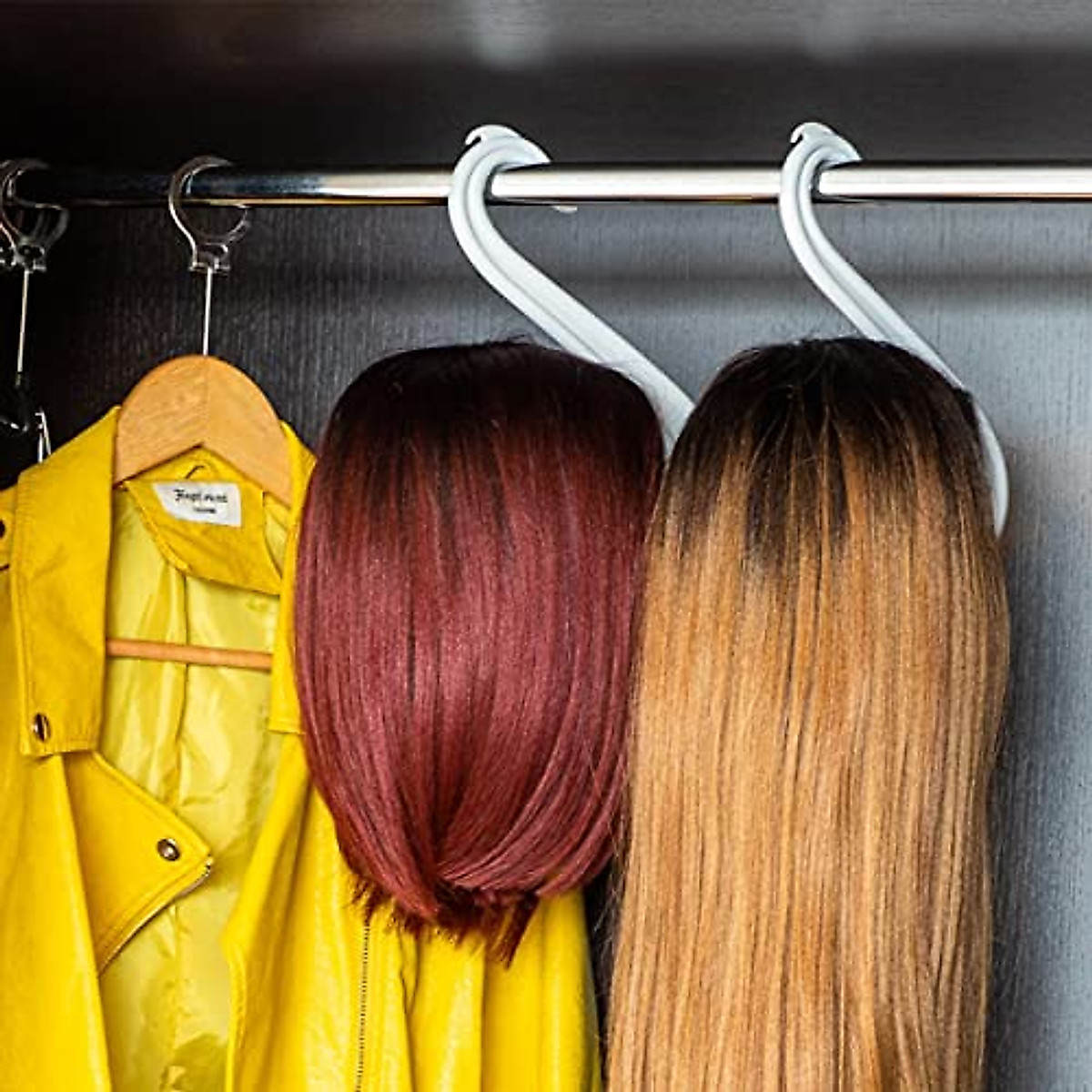 Swan Wig Hanger (Black)