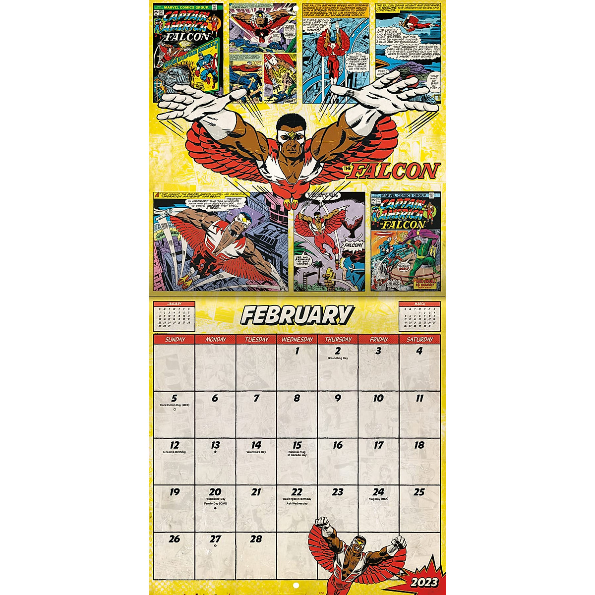 2023 Marvel Comics Wall Calendar