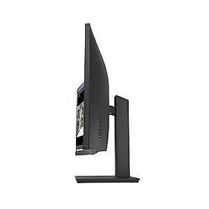 HP M34d 34 Inch WQHD 1440p Curved Computer Monitor Ultrawide 100Hz 5ms Anti-Glare Adjustable Height Stand Tilt VESA Mountable HDMI ENERGY STAR Certified for Desktop PC Setup, Black (Renewed)