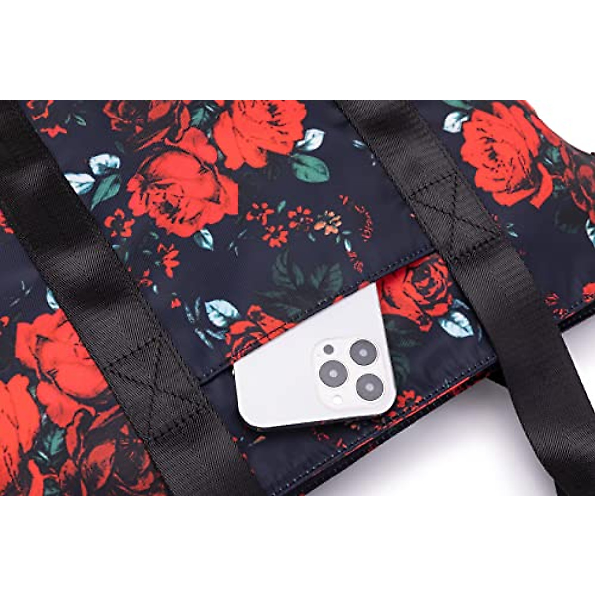 LIKEYOU Women's Tote Bag for Women Water Resistant single shoulder strap handbag work travel single shoulder bag (Rose)