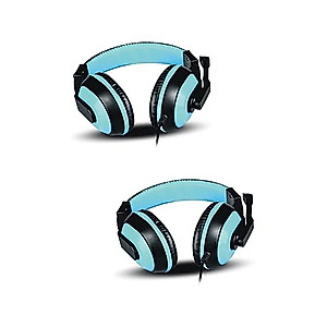 Mikikit 2pcs Over The Head Headphones Overhead Headphones Wired Headphones for Computer Noise Cancelling Headset Gamer Headphones Gaming Headset Adjustable Game Headphone Earphone