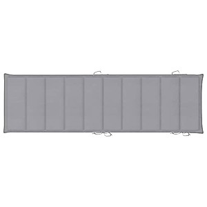 imasay Sun Lounger Cushion Gray 73.2"x22.8"x1.2"