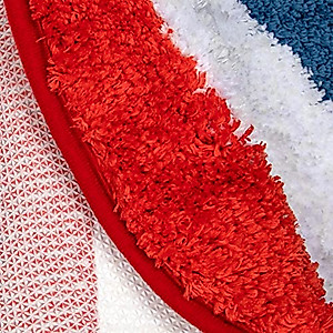 Jay Franco Marvel Avengers Shields 14 Piece Bathroom Set - Includes Shower Curtain, 12 Hooks, & Non-Slip Bath Rug - Easy Care Fabric (Official Marvel Product)