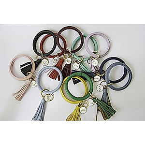 Sorority Shop - Zeta Phi Beta Bangle Keychain - Ring Keychain with Engraved Disc