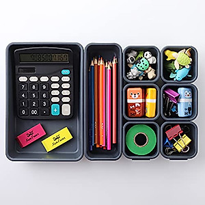 Mr. Pen- Interlocking Desk Drawer Organizer, 8 pcs, Drawer Organizer, Kitchen Drawer Organizer, Desk Drawer Organizer, Drawer Organizers, Office Drawer Organizer, Desk Drawer Organizers and Storage