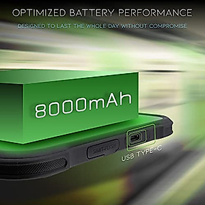 Heavy Duty Android Tablet with Integrated Barcode Scanner, 2D/1D/QR Zebra SE4710 Reader, Android 13, WiFi/GPS/Bluetooth, 8000mAh All-Day Battery (Tablet)