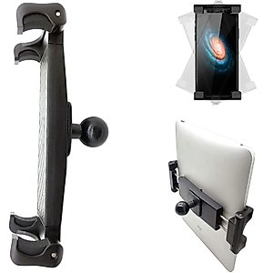 Lycan Series Tablet Smartphone holder with 1" rubber coating ball for iPad Pro Air Mini iPhone 13 12 Pro MAX Galaxy Tab S21 S22 oneplus (Compatible with Ram, Arkon Robust & 1 inch socket system)