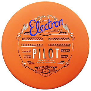 Streamline Discs Electron Plastic Pilot Putt & Approach Disc Golf - Neutral-Stable, Speed 2, Putter - PDGA Approved - 160-169g - Colors May Vary