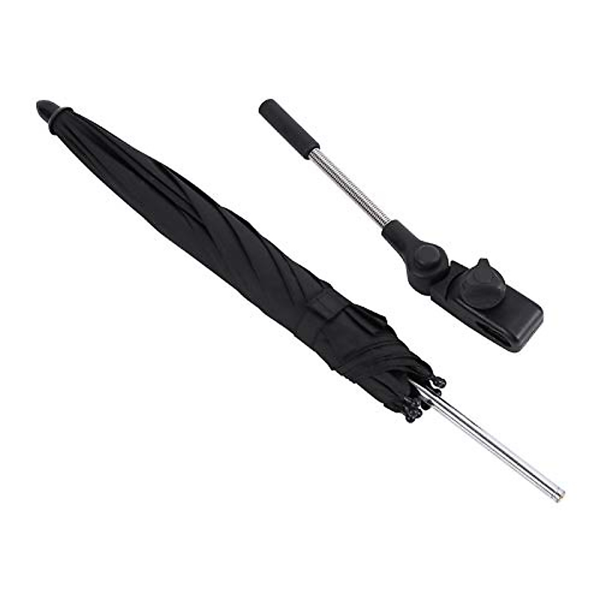 TOPINCN Baby Stroller Parasol, Universal Umbrella with Clamp, 360 Degree Adjustable Stroller Sun Shade, Umbrella for Trolley, Bike, Wheelchair, Beach Chair