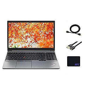 Lenovo ThinkPad E15 Gen 4 15.6" FHD Laptop, AMD Ryzen 7-5825U(up to 4.3 GHz), Octa-Core(8-Cores), 16GB DDR4 RAM, 1TB PCIe SSD, AMD Radeon Graphics, Windows 10/11 Pro, with MTC PC Accessories