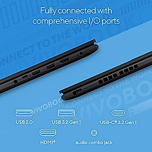 ASUS Vivobook 16 Laptop, 16” WUXGA (1920 x 1200) 16:10 Display, Intel Core i5-13500H CPU, Intel UHD Graphics, 8GB RAM, 512GB SSD, Windows 11 Home, Indie Black, F1605VA-DS52