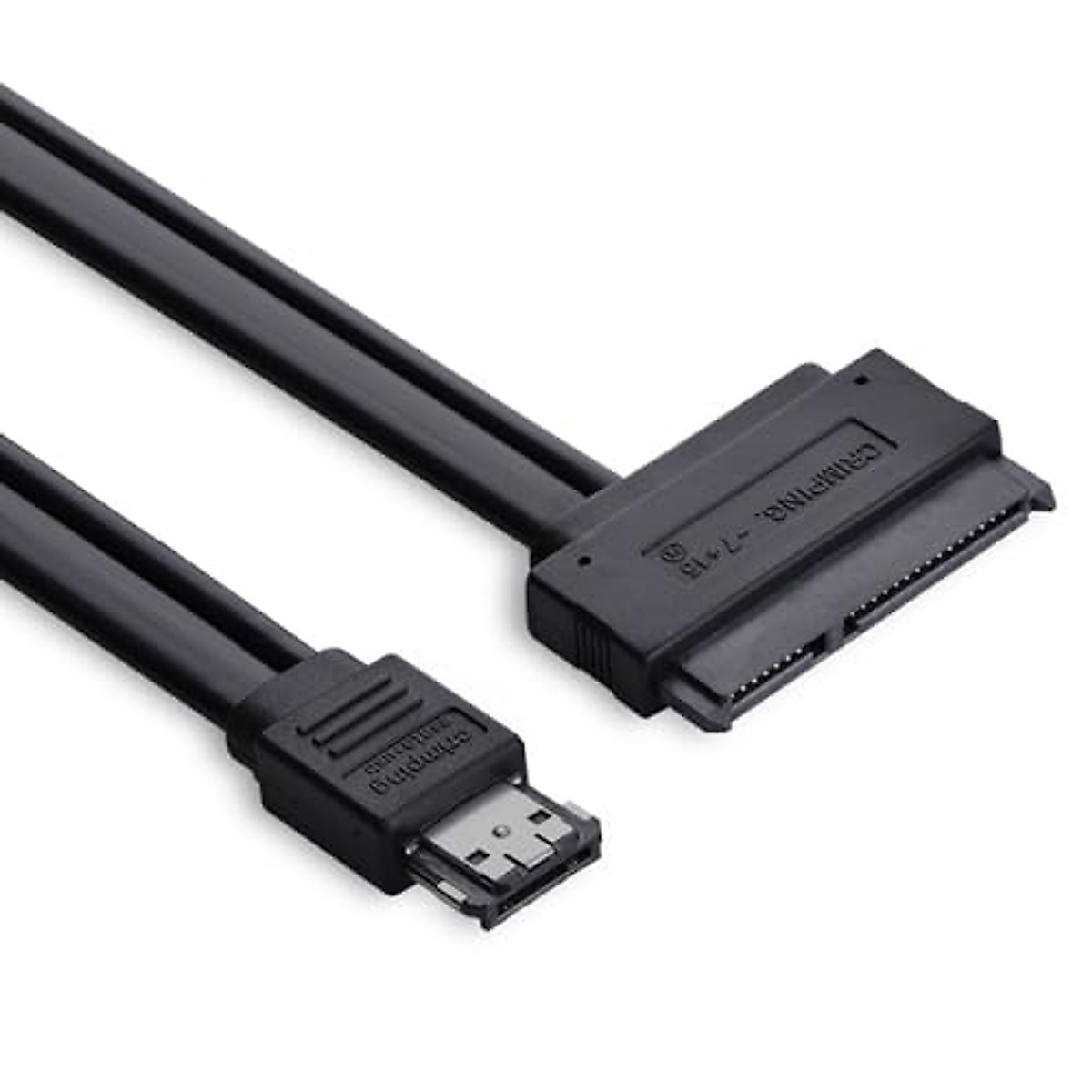 chenyang Power eSATA Cable,Power eSATA to SATA 22Pin Data Transfer Extension Cable Support 5V/12V Power for 2.5"/3.5" Hard Disk Drive 50cm