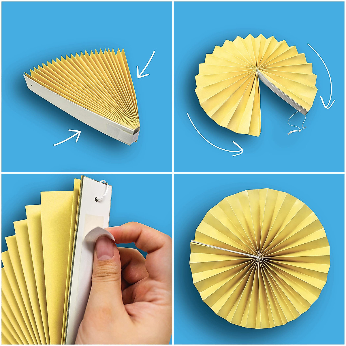 Travel The Map Hanging Paper Fans (TCR77034)