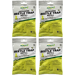 Japanese Beetle Trap Refill Lure – for RESCUE! Japanese Beetle Traps - 4 Pack