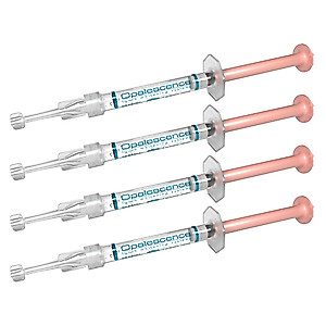 Opalescence 10% Gel Syringes Teeth Whitening - Refill Kit (4 Syringes Total) Carbamide Peroxide. Made by Ultradent, in Melon Flavor. Tooth Whitening Refill Syringes