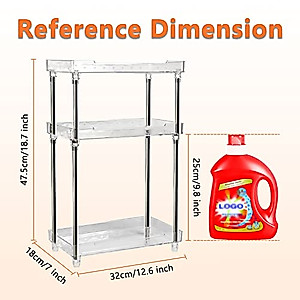 Shengfoo Bathroom Organizer Countertop, 3 Tier Vanity Tray Makeup Organizer, Multifunctional Acrylic Bathroom Counter Organizer in Perfume Skincare Bathroom Supplies and More
