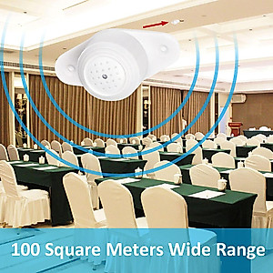 Tonton High Sensitive Weatherproof Preamp Microphone Audio Pickup Device Sound Voice Pickup Kit with 60 Feet Cable and Power Supply for CCTV Surveillance Camera System