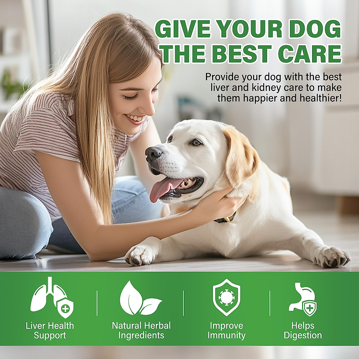 Milk Thistle for Dogs, Extra Strength Milk Thistle Supplement, Supports Pet Liver Health, Cleanse & Detox, Simply Add to Food, 2 Oz