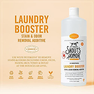 Skout’s Honor: Professional Strength Laundry Booster - Stain and Odor Removal Additive - 3x Concentrated Solution For Laundry Use - 32 oz.