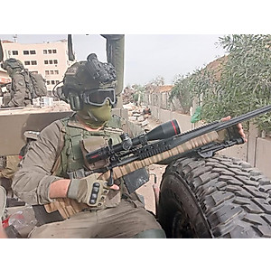 Red-Line Optics F4U Corsair II BATTLE TESTED IN ACTIVE COMBAT! 5-30x56 MRAD, FFP Illuminated Hunting, Tactical, Long-Range, Competition Scope Designed in America, Based in Washington State (Black Red)