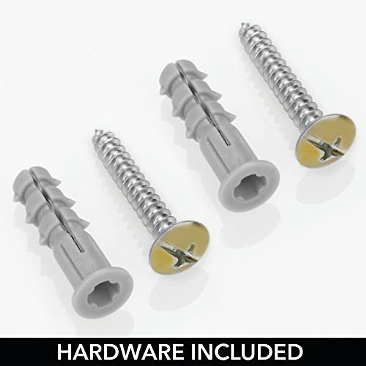 mDesign Bathroom Towel Holder and Organizer with Storage Shelf - Modern Metal Wall Mount Towel Rack - Towel Holder Rack for Bathroom with Shelf for Accessories - Concerto Collection - Soft Brass