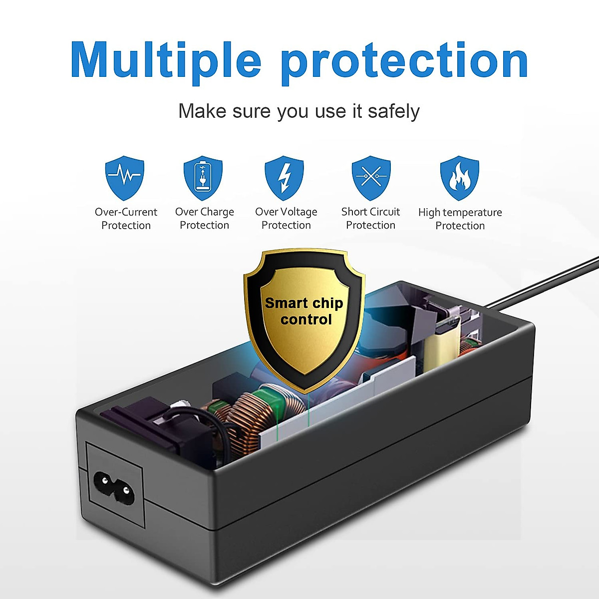 42V 2A Charger 3 Prong for for Pocket Mod, Sports Mod, and Dirt Quad Scooter, Electric Scooter Lithium Battery Charger