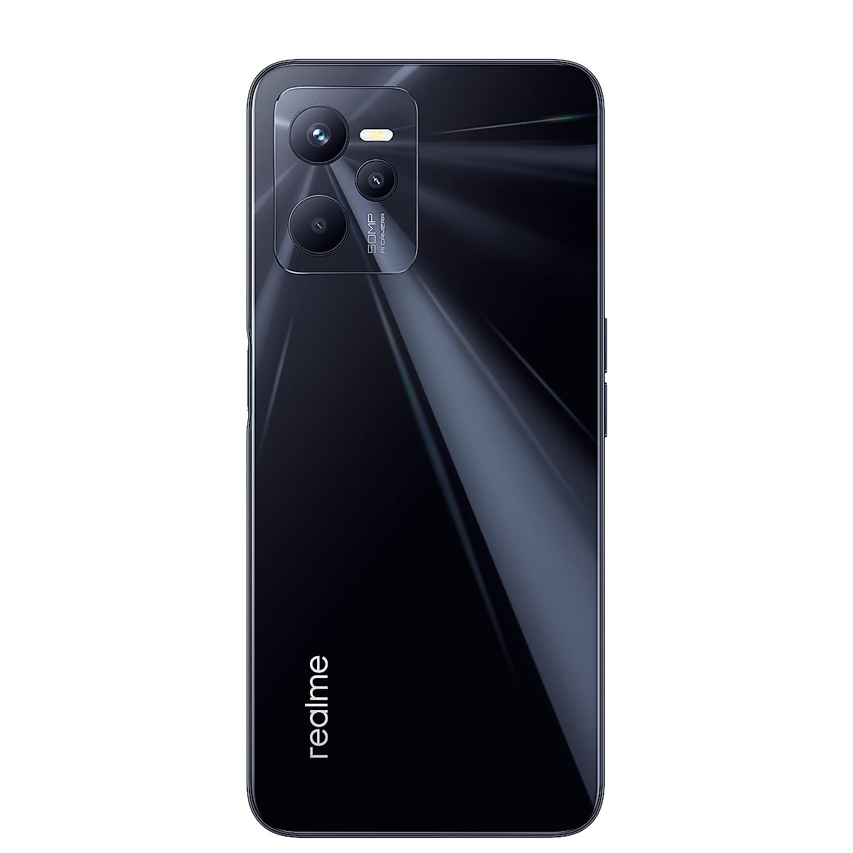 realme C35 Dual-Sim 128GB ROM + 4GB RAM (GSM only | No CDMA) Factory Unlocked 4G/LTE Smartphone (Glowing Black) - International Version