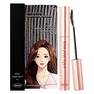 AMTS x Webtoon True Beauty, Natural Lengthening Black Mascara Volume and Length, Tubing Mascara Waterproof, Lash Extension, No Smudge, No Flaking, Korean Makeup Kbeauty Kdrama