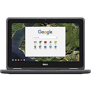 Dell Chromebook 3189 Laptop, 11.6" HD (1366 x 768) Non-Touch, Intel Celeron N3060, 4GB RAM, 32GB eMMC SSD, Chrome OS (Renewed)
