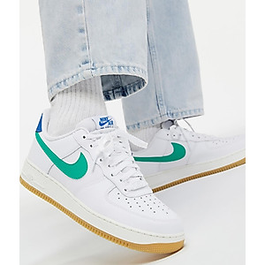 Nike Air Force 1 Low Womens White Game Royal Stadium Green Size 9