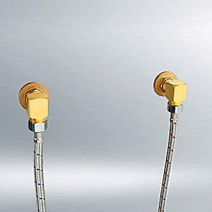 Installation Kit for Commercial Sink Faucet, Wall Mounting Installation Kit for Wall Mount Commercial Kitchen Faucet Backsplash Mount Set on Stainless Compartment Prep & Utility Sink