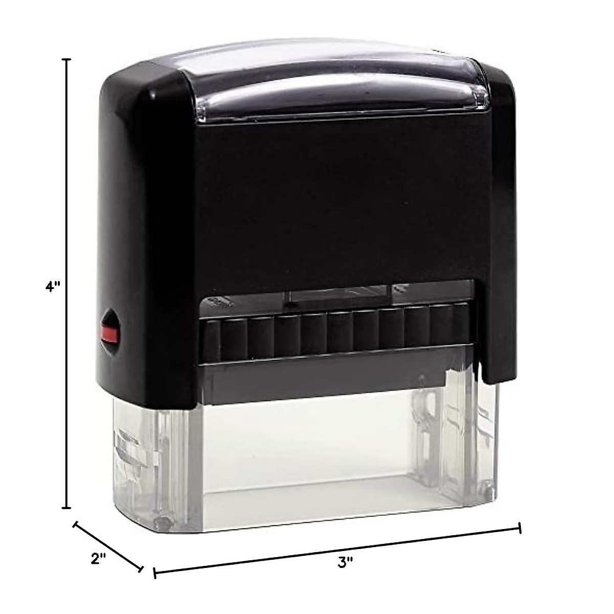 Custom Address Stamp - 5 Font Options - 3 Line Self-Inking Address Stamp - Up to 3 Lines of Customized Text | Multiple Ink Color Options