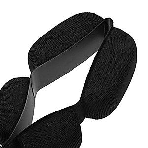 QIUIU Headband Cushion Pad for HD600 HD580 Headphones Black
