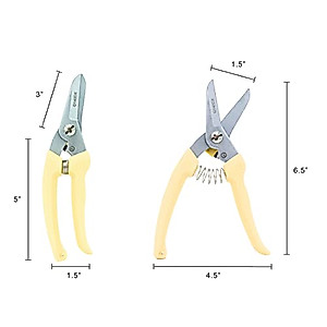 Zenport Q140DX Multipurpose Q Series Hoof Trimming Hard Chrome Plated, 7-Inch