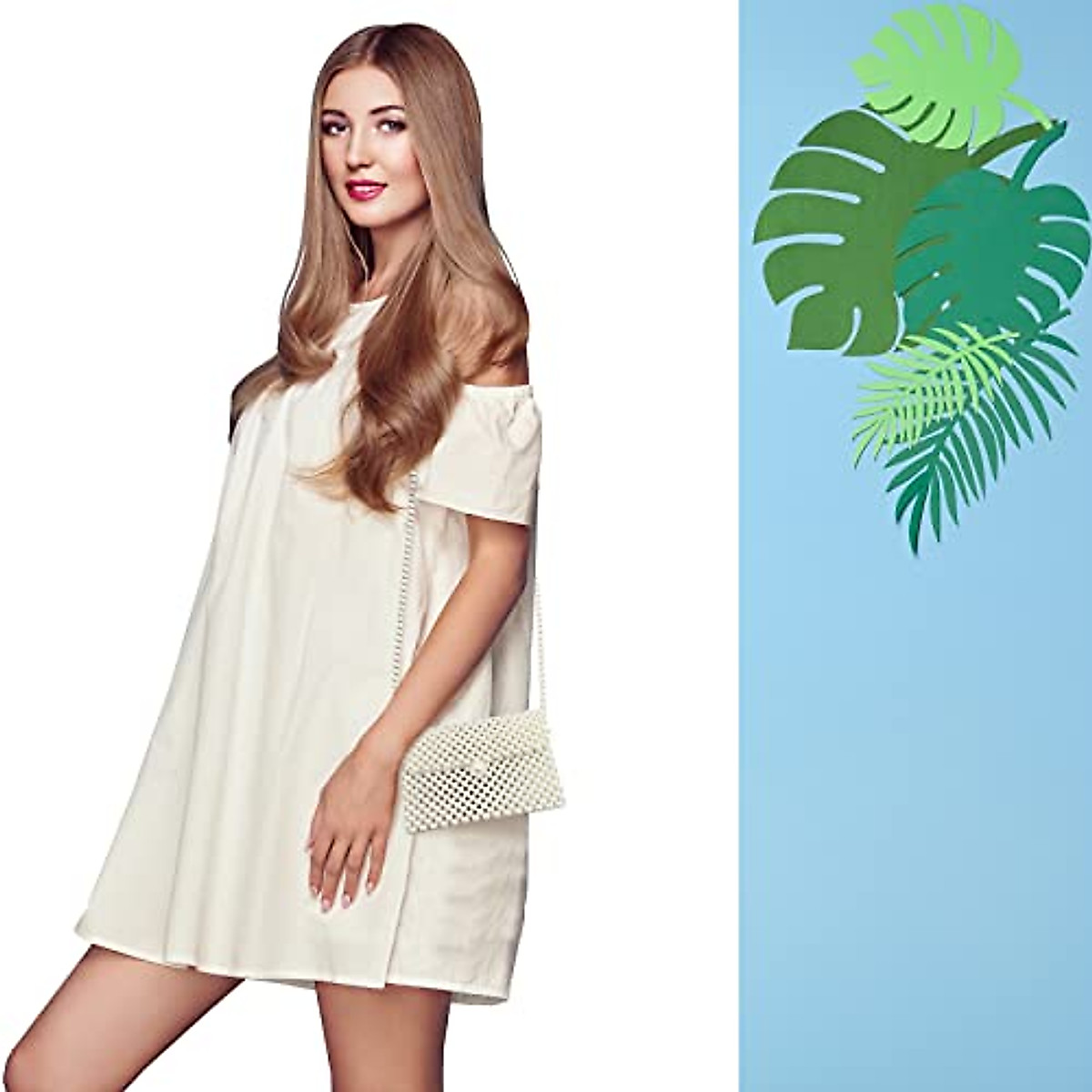 Frutain Pearl Purse for Women,Beaded Purse Pearl Bag,Pearl Clutch Purse for Women and Girl,for Party Appointment