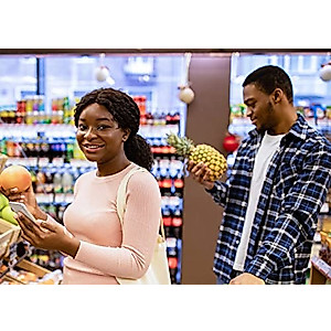 Utility Folding Shopping Cart with 360° Wheels for Grocery, Laundry and Travel, 88lbs Capacity (X-Large)