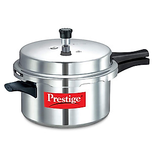 Prestige Popular Aluminium Pressure Cooker Combo (7.5L + 3L)
