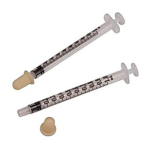 Covidien 8881901014 Monoject Oral Syringe, Polypropylene, 1 mL Capacity, Clear (Pack of 100)