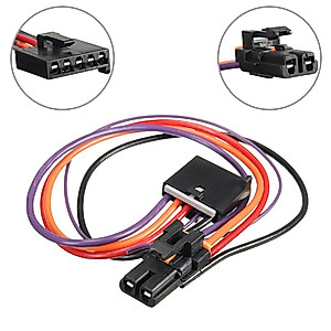 15-81773 HVAC Fan Blower Motor Resistor Kit with Harness Compatible with Chevy Silverado Tahoe Suburban Avalanche Trailblazer GMC Sierra Envoy Yukon XL Replaces 89018778, 89019351, 19260762, RU-631