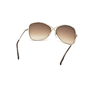 Tom Ford Butterfly Sunglasses TF250 Colette 28F Rose Gold FT0250