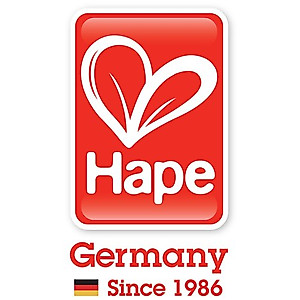 Hape String-Along Shapes | Classic 32 Piece Wooden Block Stacking Game, Multi-Colored Lacing Toy