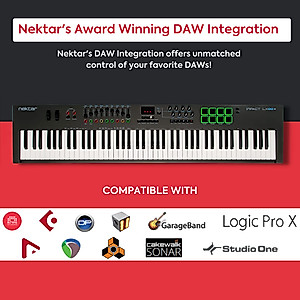 Nektar Impact LX88+ 88-Key USB MIDI Keyboard Controller