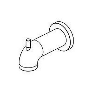 Delta Faucet RP73371 Tub Spout, Chrome, 0.5