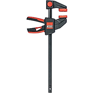 BESSEY EHK SERIES - 300 lb Clamping Force - 18 in - EHKL18 Trigger Clamp Set - 3.125 in. Throat Depth - Wood Clamps, Tools, & Equipment for Woodworking, Carpentry, Home Improvement, DIY