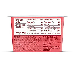 Icelandic Provisions, Strawberry and Lingonberry Thick and Creamy SKYR, 5.3 Ounce