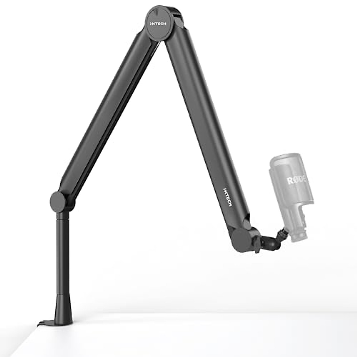 IXTECH Premium Microphone Boom Arm with Desk Mount, 360° Rotatable, Fully Adjustable, for Podcast, Video, Gaming, Radio, Studio, Recording, Sturdy and Universal VALIANT Model