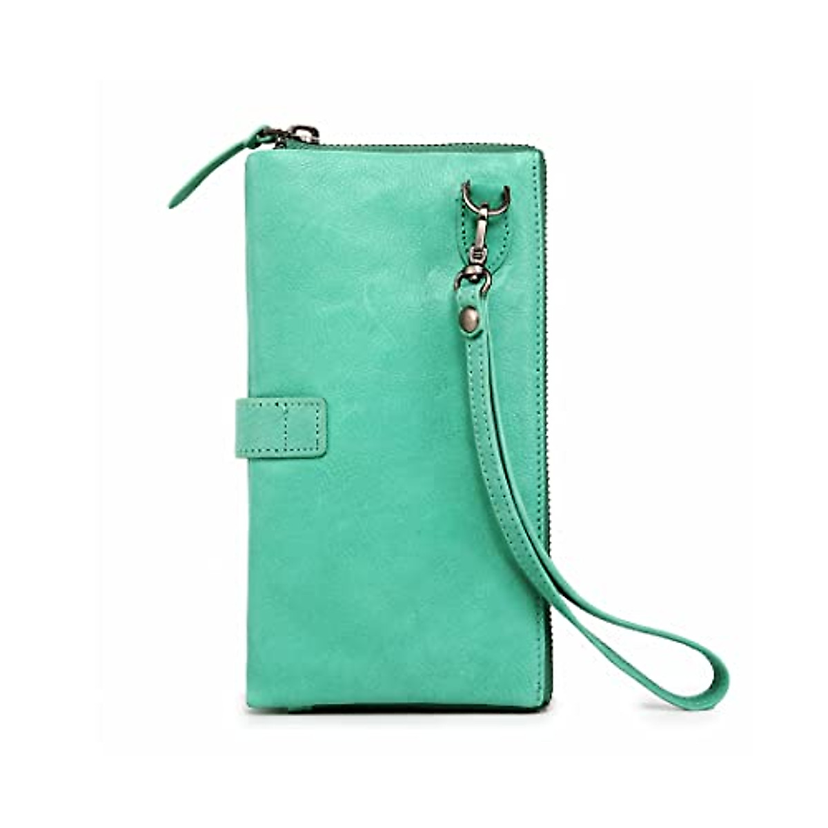 OLD TREND Leather Clutch Savanna Wallet (Aqua)
