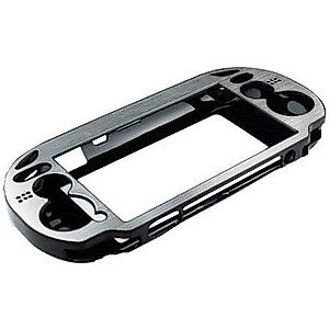 OSTENT Colorful Aluminum Metal Skin Protective Cover Case for Sony PS Vita 1000 PSV1000 Console Color Silver